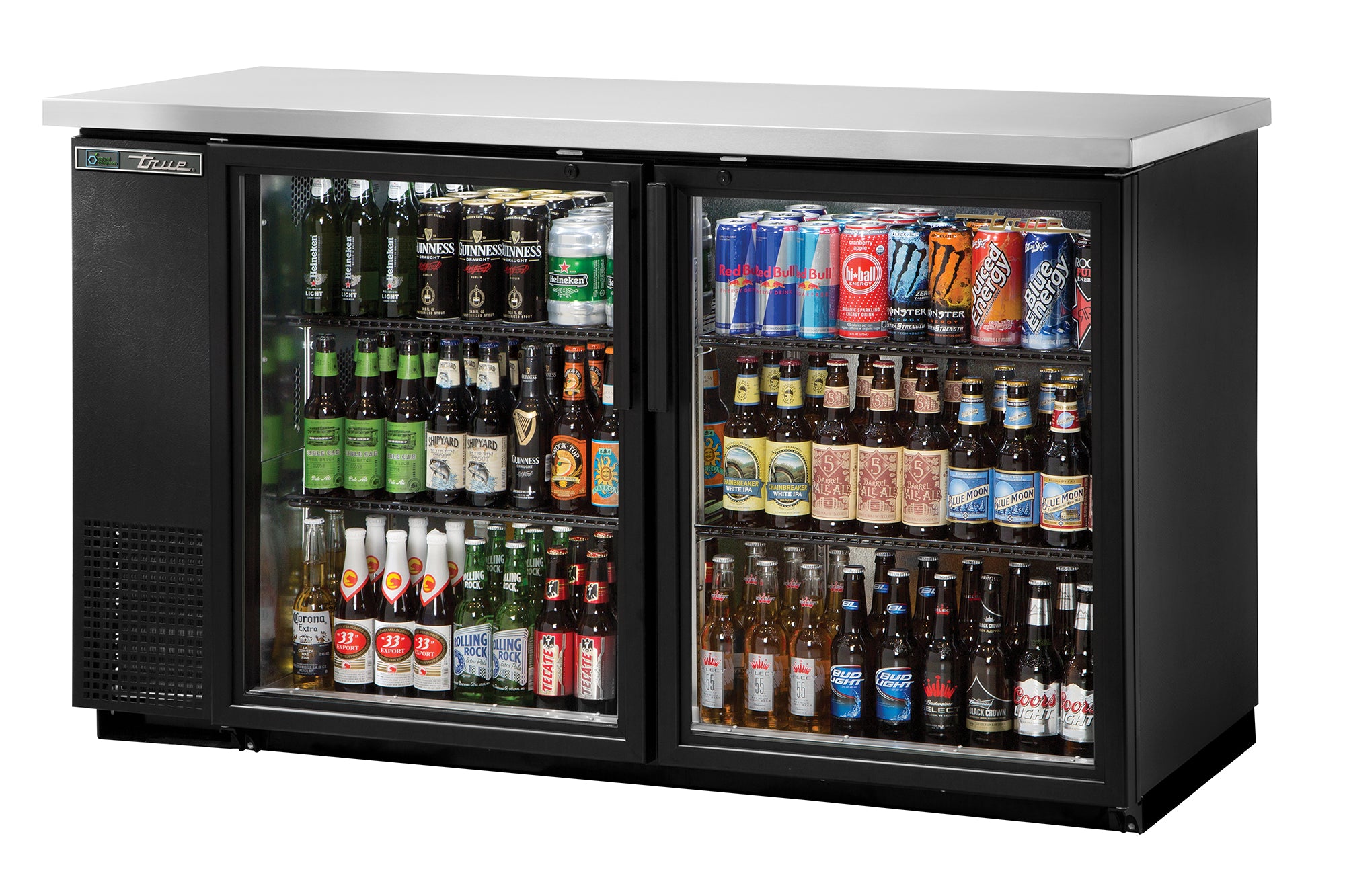 True Mfg. Back Bar Cabinet, Refrigerated, TBB-24-60G-HC-LD
