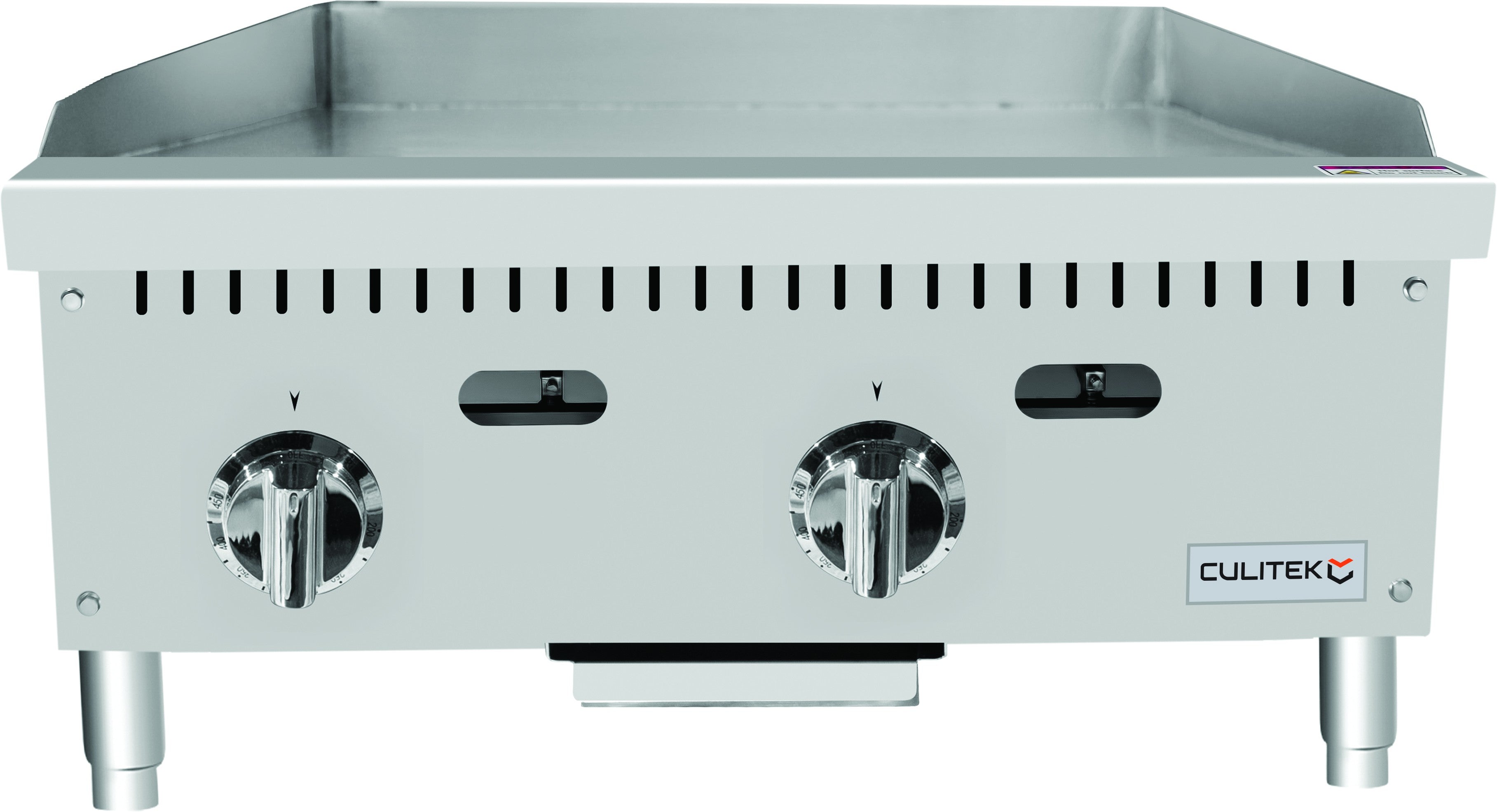 Culitek HD-Series Thermostatic Countertop Griddle, 24"W, 50k BTU (TEKTG ...